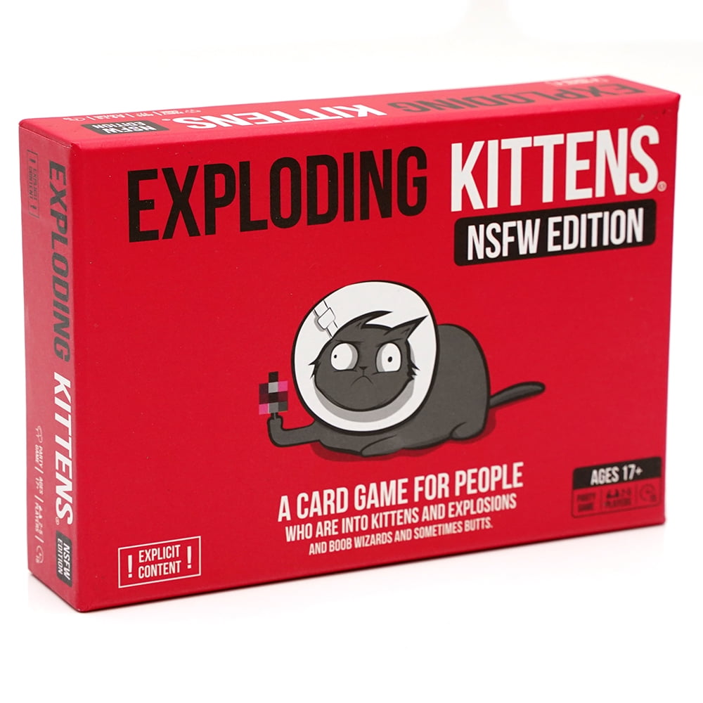 Exploding Kittens NSFW Edition Nuevo juego de cartas estratégicas 2025 | Walmart en línea