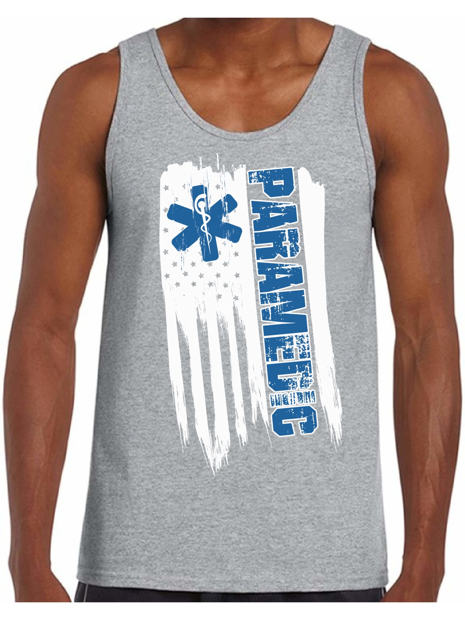 Awkward Styles American Flag Paramedic Men Tank Top Free to Be Me ...
