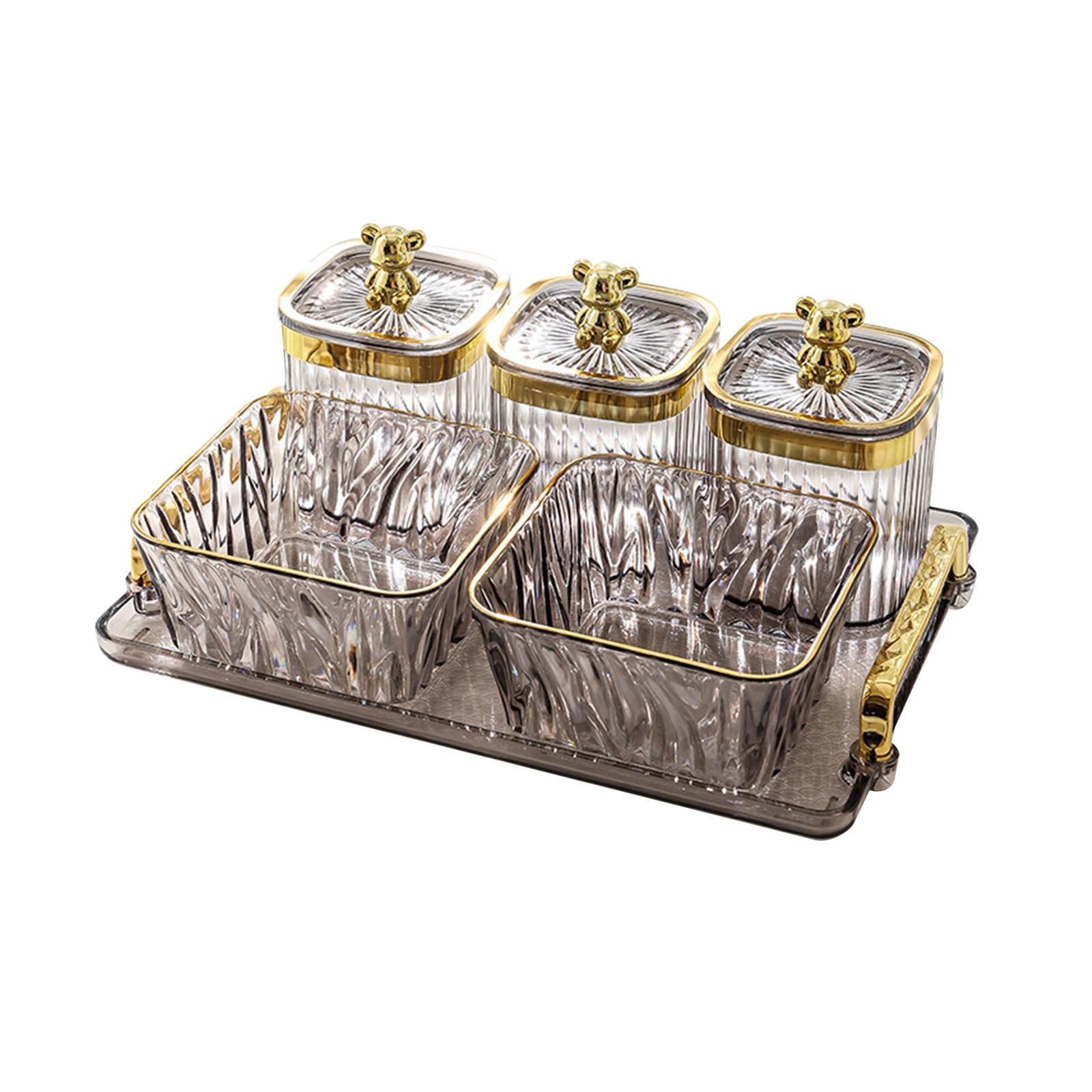 Recipiente para servir postres, recipiente portátil con rejilla para ...