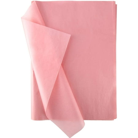 FFIY 100 Sheets 35x50cm/14x20 Inch Pink Metallic Tissue Paper, Metallic ...