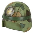 Patriotic USA Army Military Soldier Camo Helmet Money Coin Savings ...