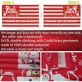 Merry Christmas Flags 3x5 Outdoor Double Sided Happy New Year Flags ...