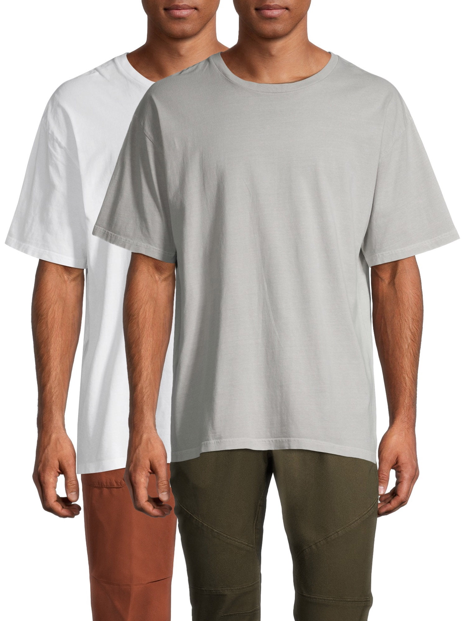 No Boundaries Men's Oversized T-Shirts, 2-Pack - Walmart.com