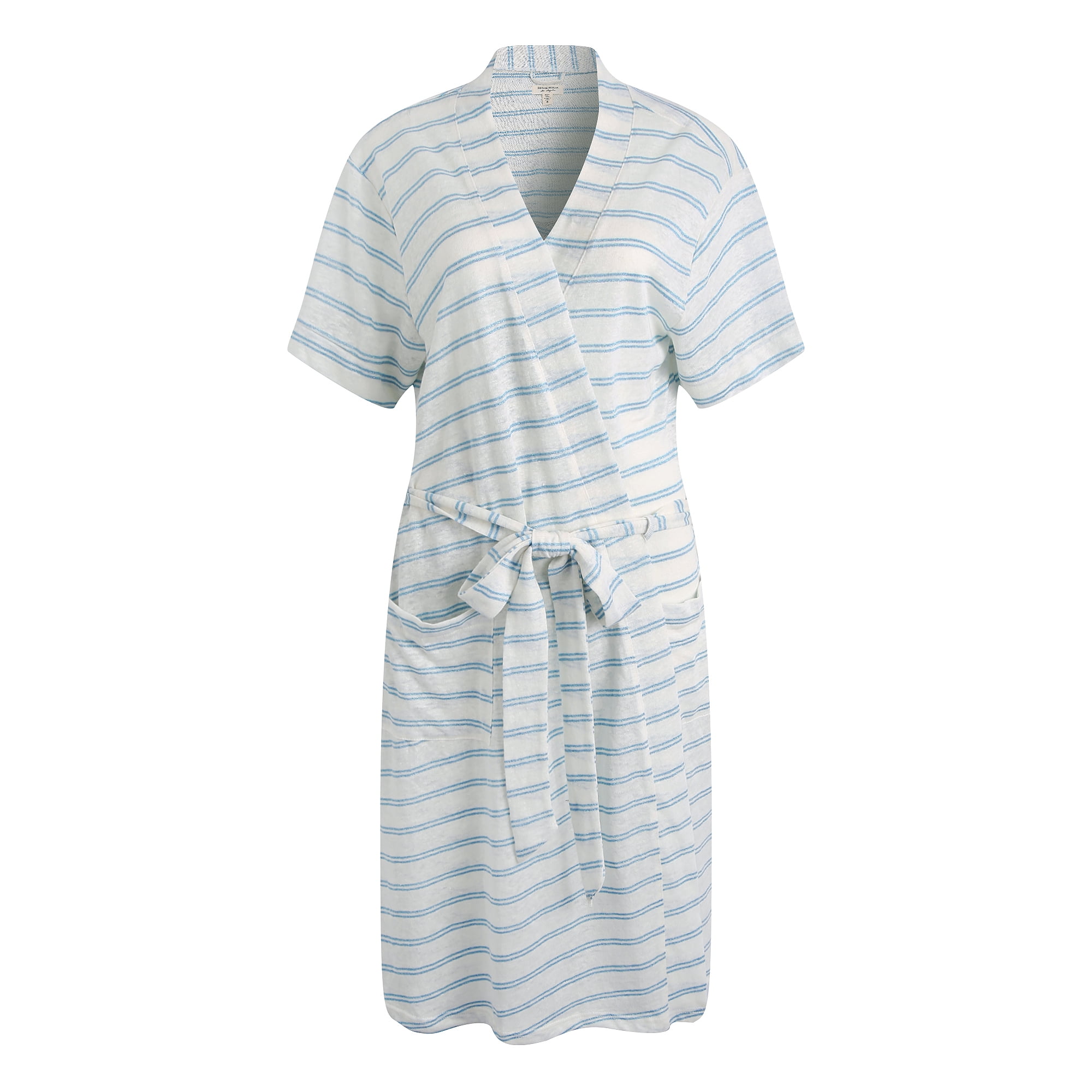 Richie House Short Kimono Robe Women's Sleeve Cotton Bathrobe Party ...