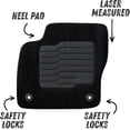 Custom Fit for Sedans Carpet Floor Mats with Non-Slip Heel Pad & Safety ...