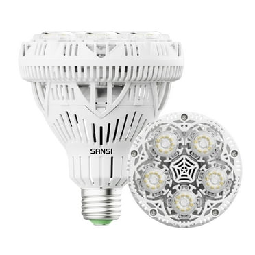 SANSI 36 Watts (350W Equiv) A21 LED Light Bulb, 5500 Lumens, E26 Base ...