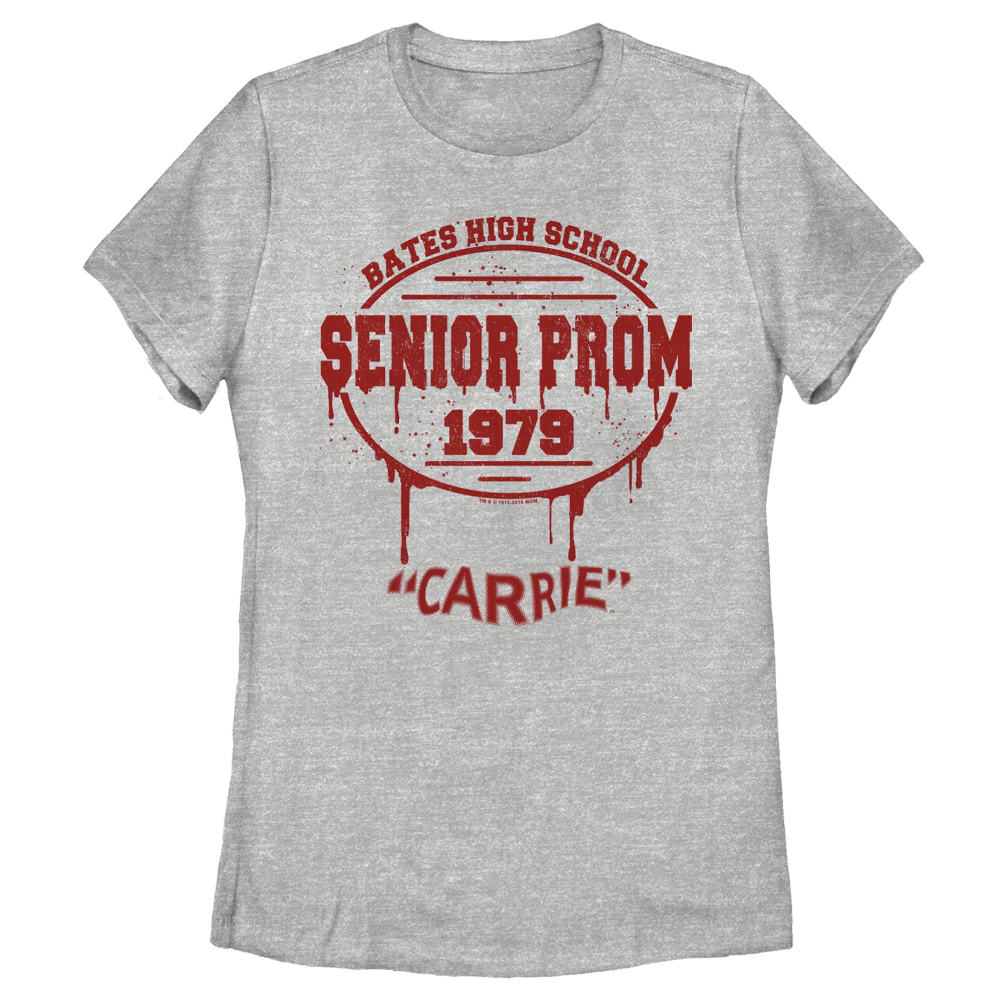 Women's Carrie Senior Prom 1979 Graphic Tee Athletic Heather X Large ...