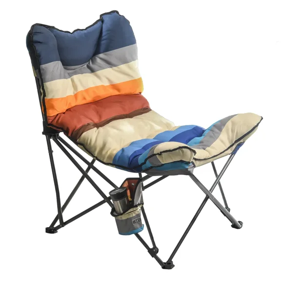 Rio Brands Portable Folding Weather-Resistant Beach Lounger Chair with ...