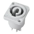 Powercon Connector 3 Pins 20A 250V Power Speaker Panel Socket,Grey ...