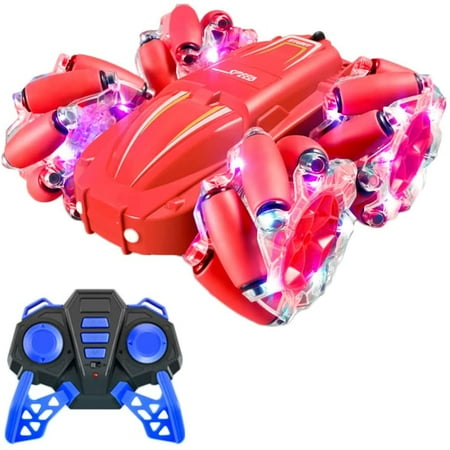 Remote Control Toys Car for Teen Boy, 4WD 2.4GHz RC Stunt Car, Double ...