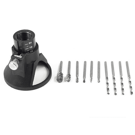 Multi Tool Rotary Attachment Kit for HSS Cutting Guide Drill Bit Dremel ...