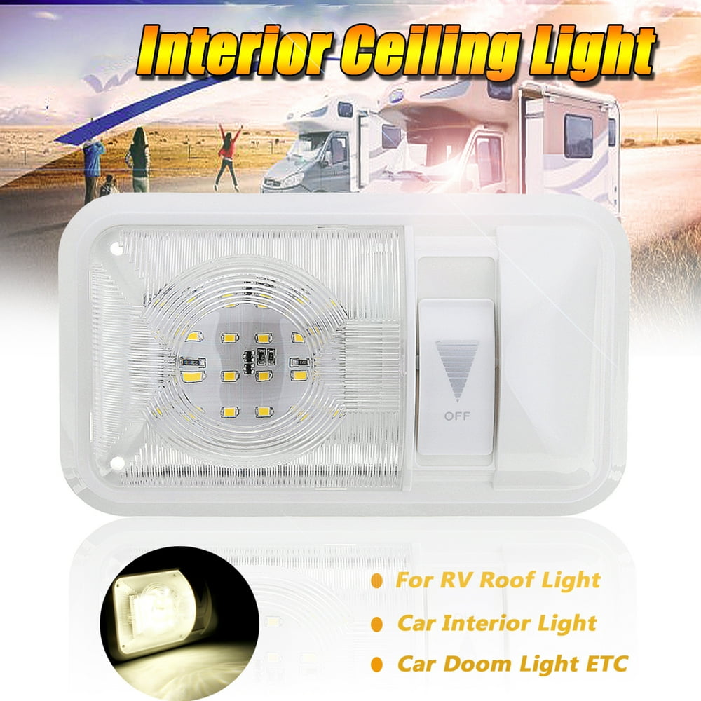 1Pcs 12V 280LM LED RV Ceiling Dome Light RV Interior Lighting for ... 1Pcs 12V 280LM LED RV Ceiling Dome Light RV Interior Lighting for ...
