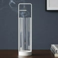 Anti Ashes Flying Metal Incenses Stick Burners Holder with Glass ...