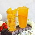 Treamon Disposable Plastic Cups, Clear, 20 oz, 100 Count - Walmart.com