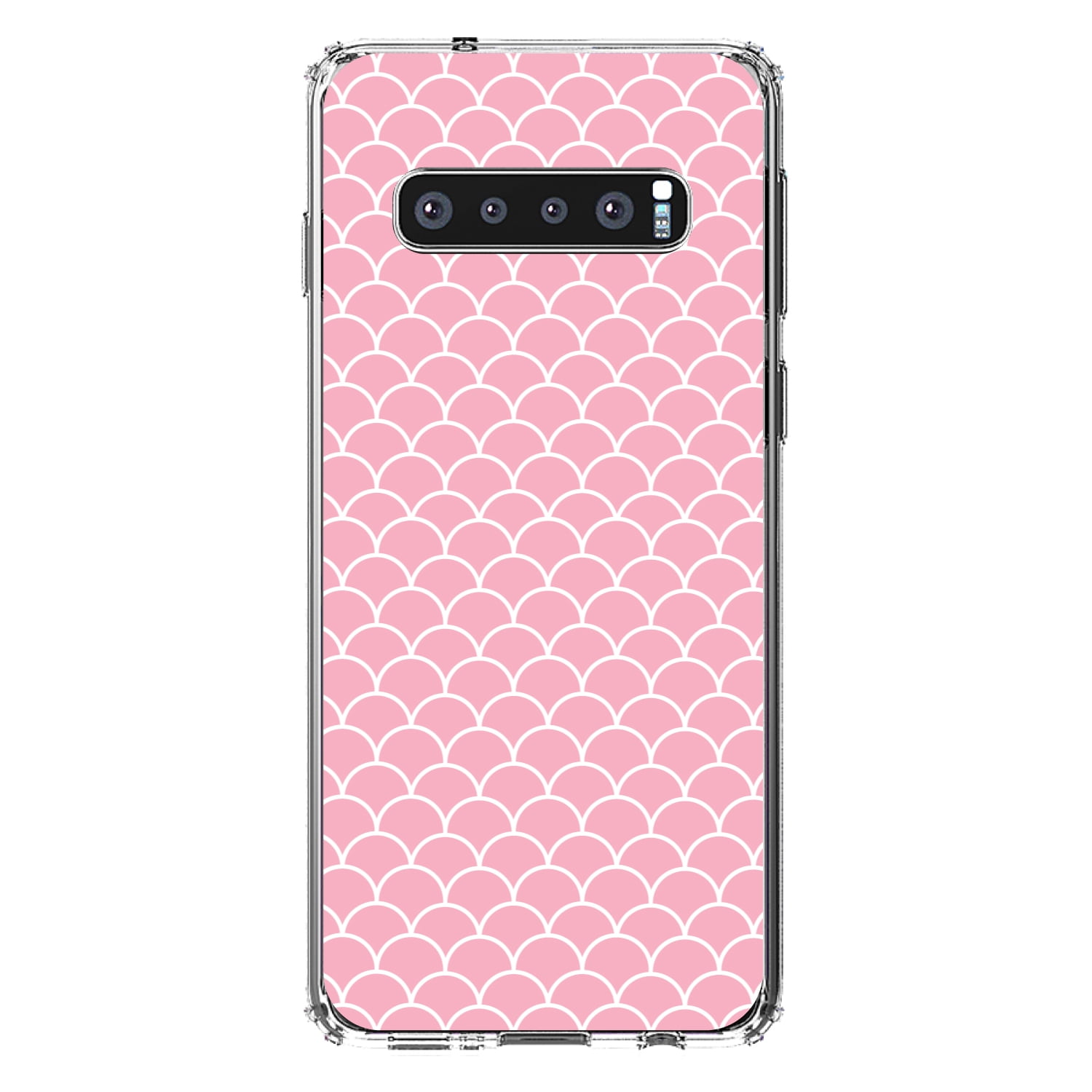 DistinctInk Clear Shockproof Hybrid Case for Samsung Galaxy S10+ PLUS(6 ...