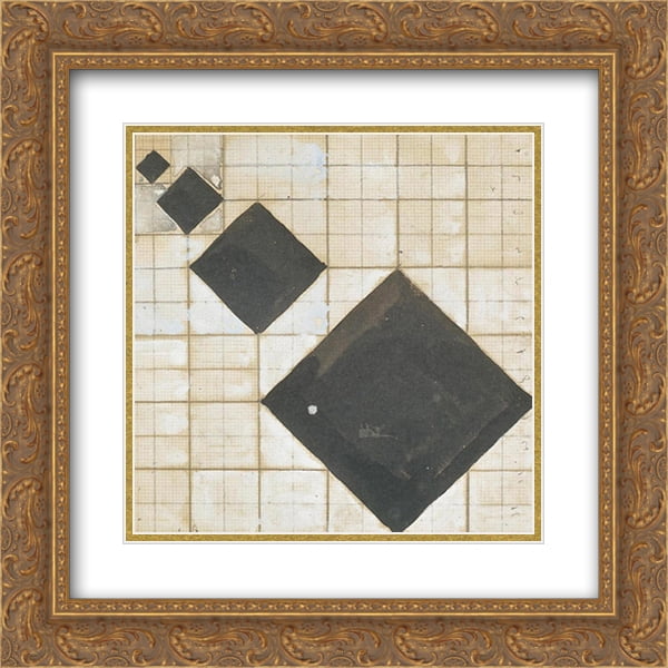 Theo van Doesburg 2x Matted 20x20 Gold Ornate Framed Art Print ...