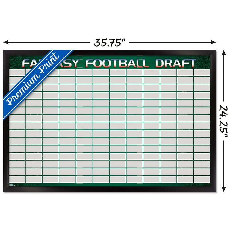 Printable Fantasy Football Draft Board