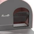 PawHut Cat Litter Box, Hooded Design with Lid, Scoop and Filter ...