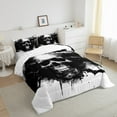 Castle Fairy Gothic Skull Full Size Comforter Sets,Flying Animal Bats ...