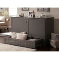 Madison Murphy Bed Chest with Charging Station & Coolsoft Mattress in ...