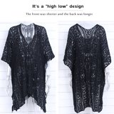 Shermie Women's Hollow Out Bikini Cover Ups, Swimwear Beach Cover Up ...