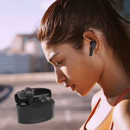 Wireless Bluetooth Headset Smart Noise Cancelling HiFI Stereo Sound ...