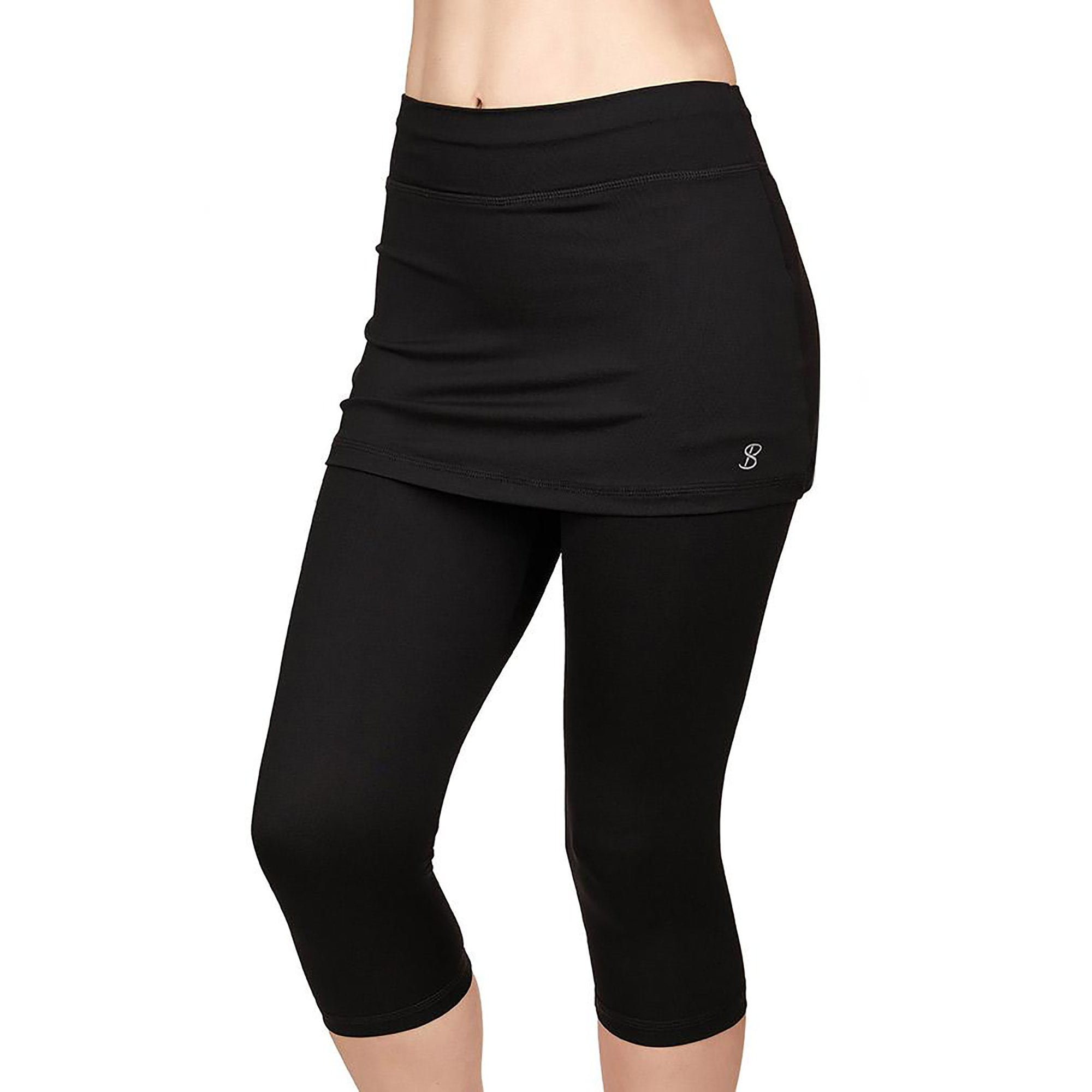 Sofibella Abaza 13in Womens Tennis Skirt with Capri Leggings - Walmart.com