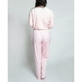Muk Luks Women's Silky Velour Pajama Set, Blush/Sprinkles, T/XL ...