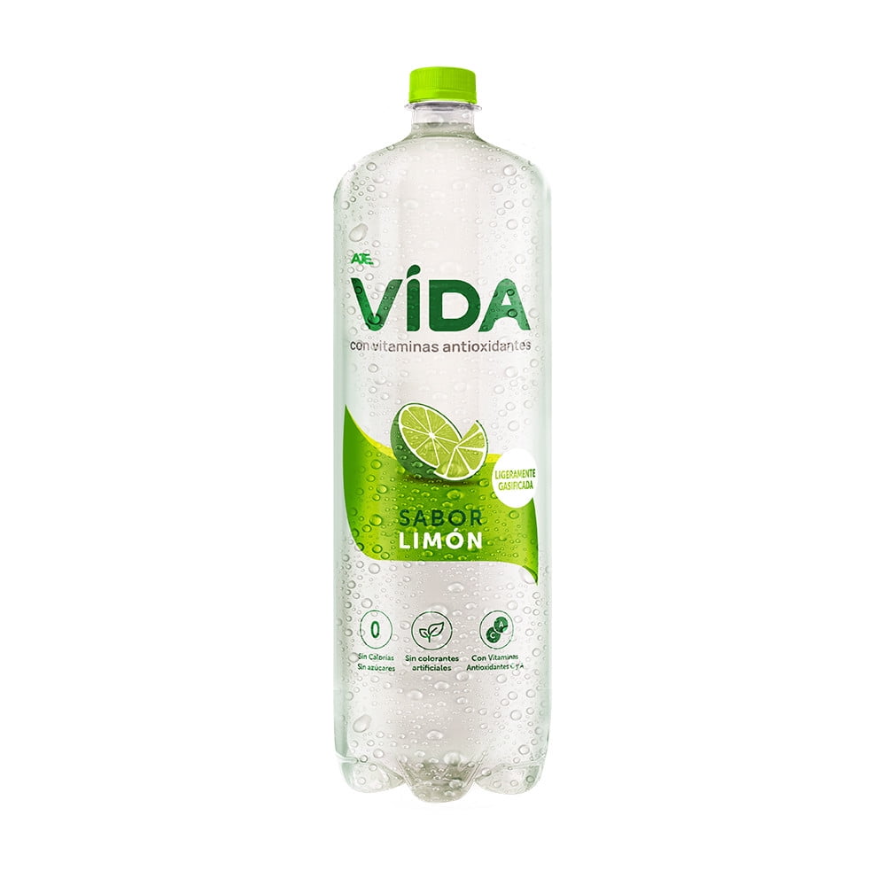 Agua gasificada Vida limón 2 l | Walmart en línea