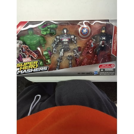 Marvel Super Hero Mashers Battle Mash Pack Hulk, Ultron & Captain ...