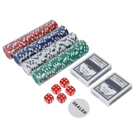 Domqga Gamble Game,Adult Game,200PCS Poker Chips Game Set with Cards ...