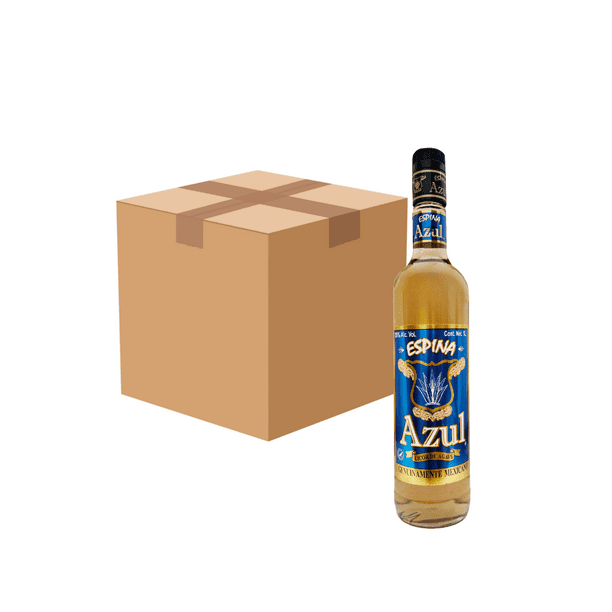 Caja Licor de Agave Espina Azul Oro 1000 Ml Espina Azul Licor de Agave ...