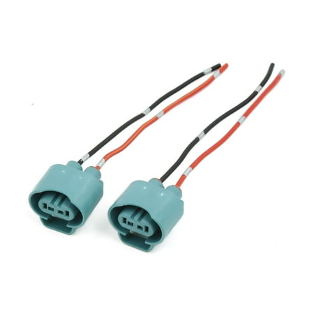 2pcs 9005 HB3 Female Adapter Wiring Harness Sockets for Headlight Fog ...