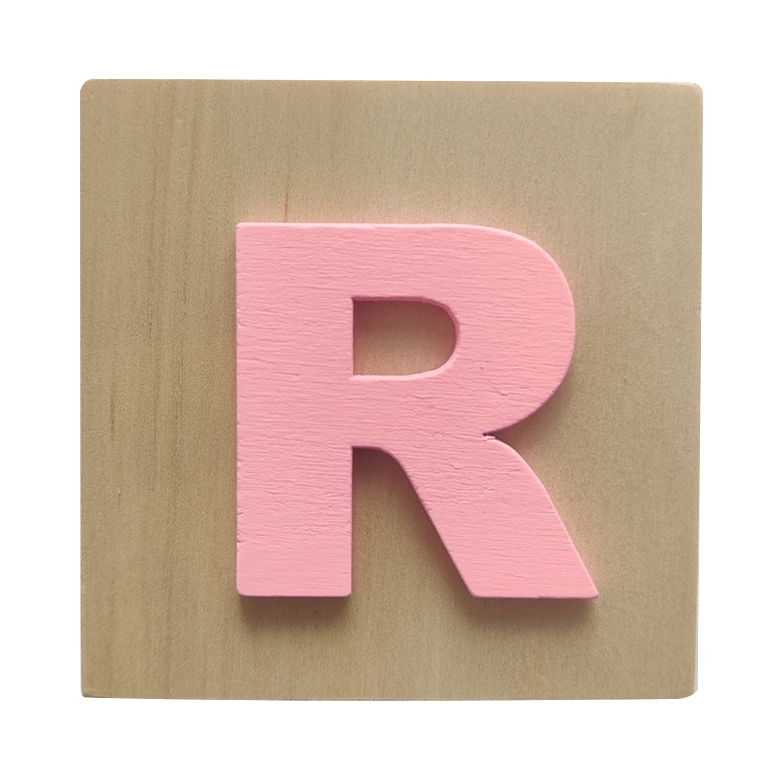 Farfi Alphabet Block Nordic Style Ornamental Pine Wood Portable 26 ...