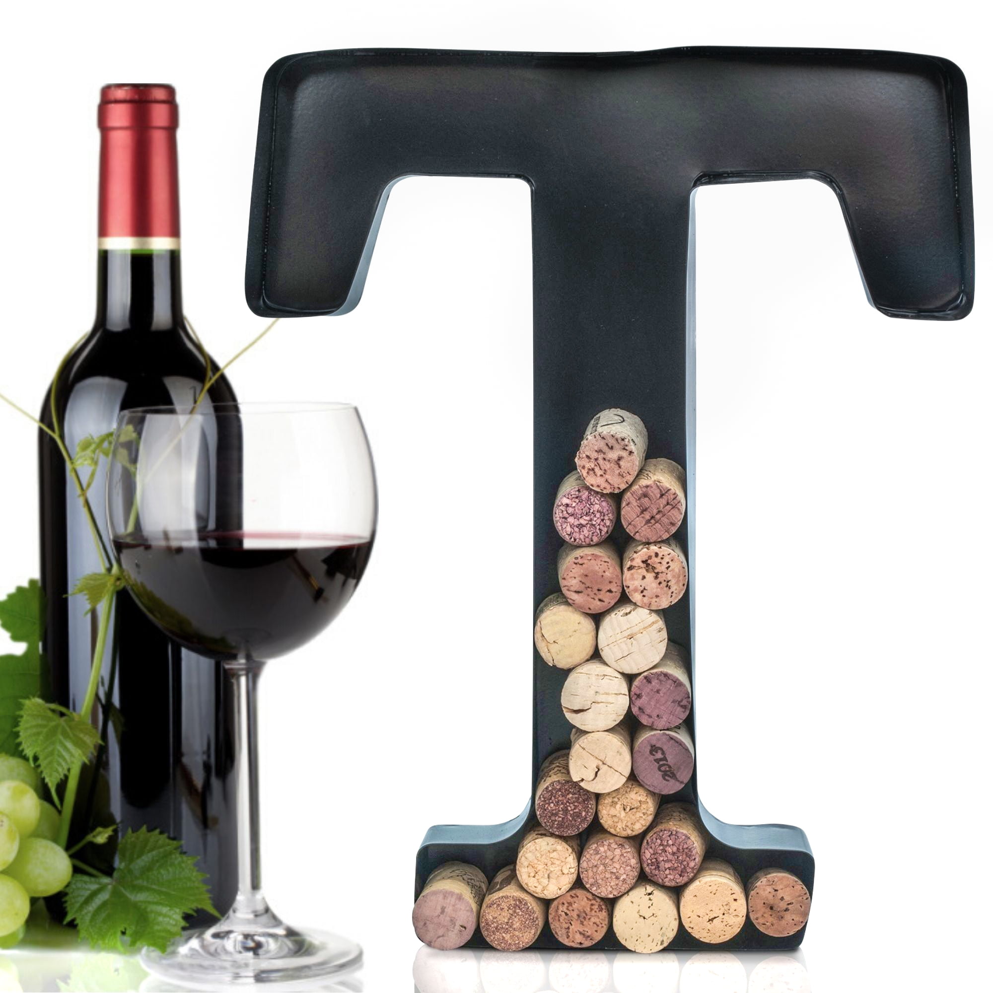 Click here for Made Easy Kit Metal Letter Wine Cork Holder  Black... prices