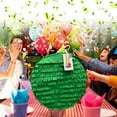 APINATA4U 16" Round Blank Pinata Green Color Great to Create Your Own ...
