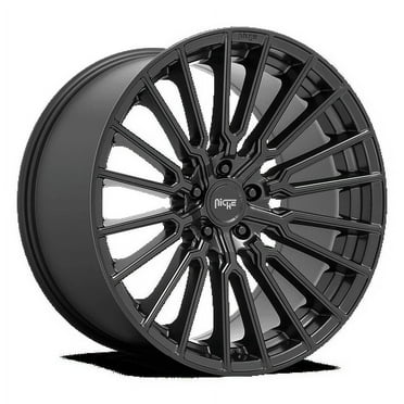Niche M257 Flash 20X9 5X112 27Et 72.7Cb Gloss White With Black Wheel ...