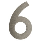 Architectural Mailboxes 3585B-6 Floating House Number 6, Black - 5 in ...