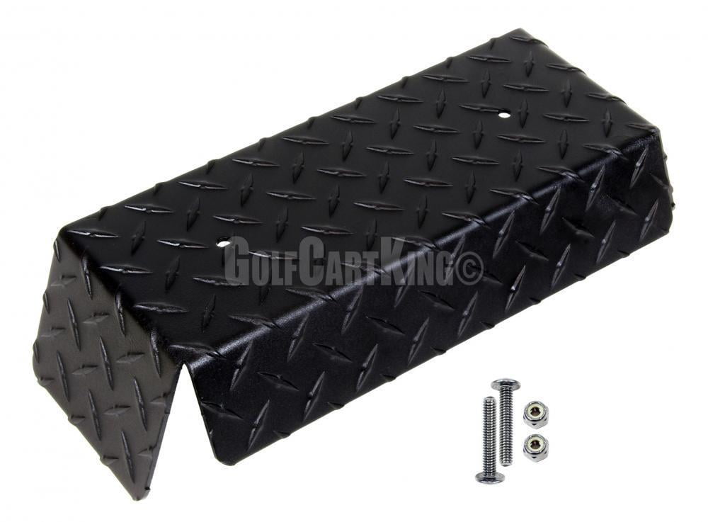 Club Car DS Golf Cart (Black) Diamond Plate Front Bumper .125 ga. 82-up ...