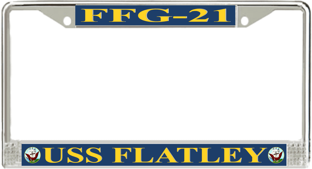 USS Flatley FFG-21 License Plate Frame - Walmart.com