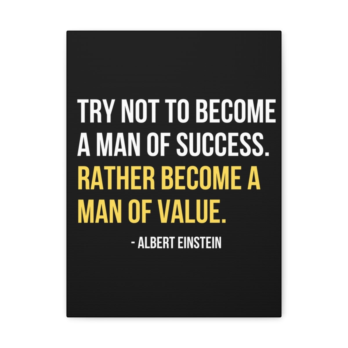 Inspirational Wall Art A Man Of Value Motivation Wall Decor for Home ...
