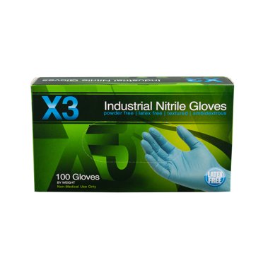 Sysco 2306753 Nitrile Food Service Gloves, 100 Count (medium, Blue ...