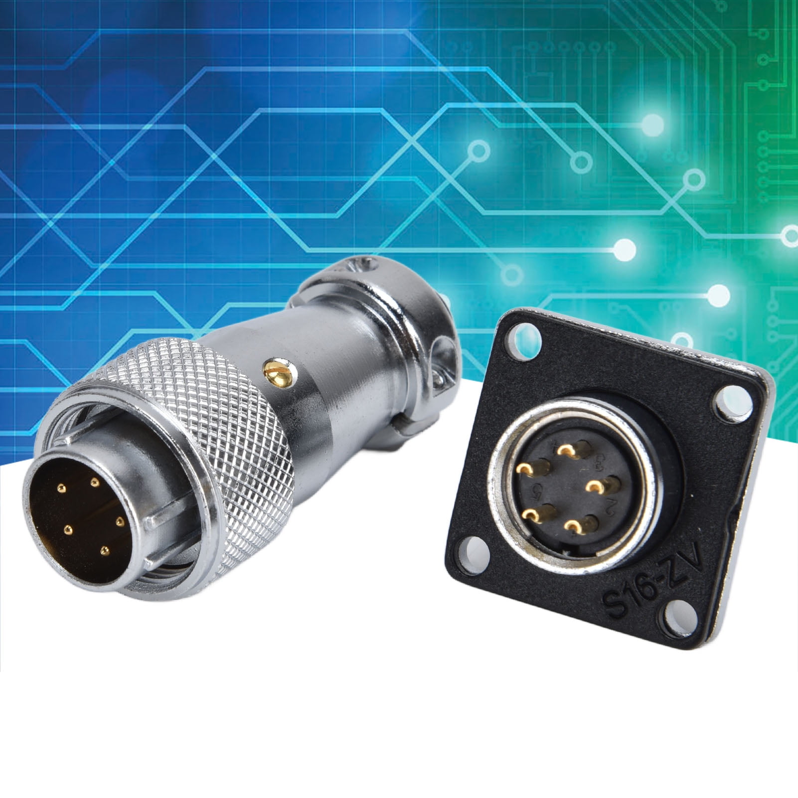 ESTINK WS16 Female Socket Connector,WS16 Aviation Connector,500V WS16 ...