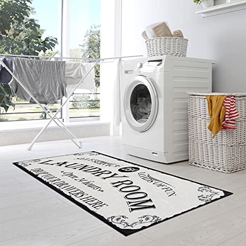 wunderlin Laundry Room Collection Non-Slip and Washable Laundry Room ...