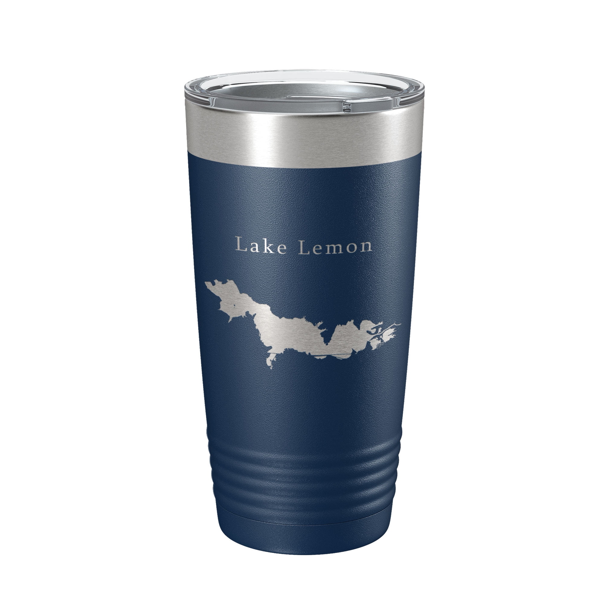 Lake Lemon Map Tumbler Travel Mug Insulated Laser Engraved Coffee Cup ...