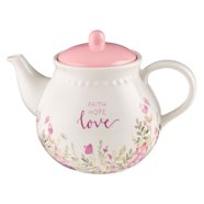 Christian Art Gifts Large Ceramic Cute Inspirational Scripture Teapot ...