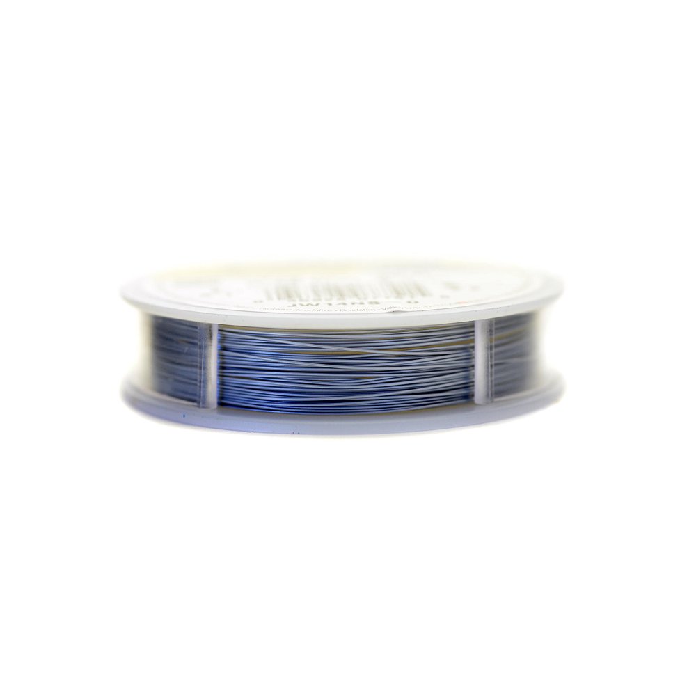 19 Strand Bead Stringing Wire satin silver, .015 in. (0.38 mm), 30 ft ...