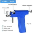 Ear Piercing Gun Kit, Evatage Self Earring Pericings Gun Tools Set ...
