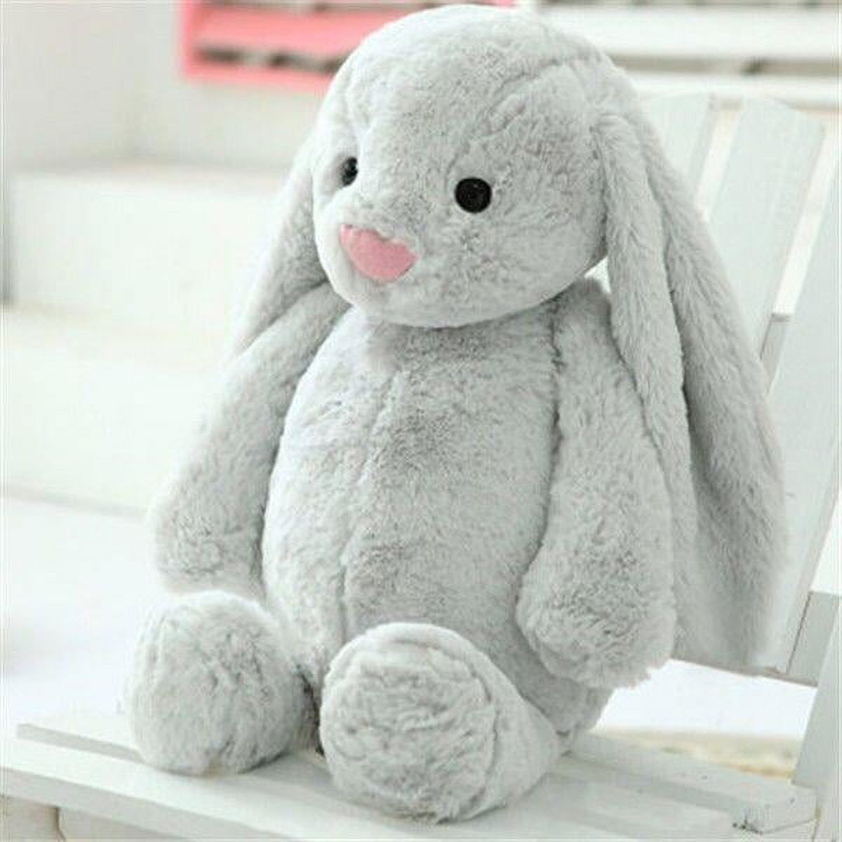 Plush Bunny Stuffed Animal Baby Rabbit Toys Dolls with Fluffy Soft Ears ...