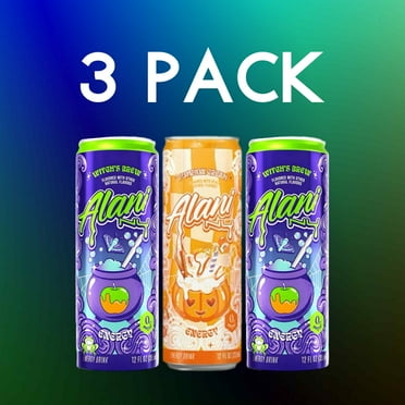 Alani Nu Fast Energy Drink, Zero Sugar, B Vitamins, Witch's Brew, 12 ...